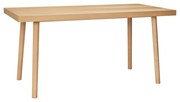 Jídelní stůl v dekoru dubu 80x160 cm Herringbone – Hübsch