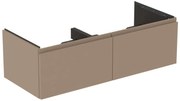 Ideal Standard Finesse - Umyvadlová skříňka, 120x51x37 cm, 2 zásuvky, Matt Greige E3398UP