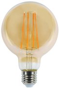 Žárovka LED ORO Amber G80 E27 6 W
