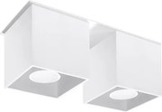 Stropní svítidlo SOLLUX Quad 2 GU10 2x40W bez zdroje SL.0065 bílá