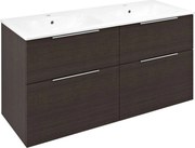 Sapho Cirasa - Umyvadlová skříňka 118x64x46 cm, 4x zásuvka, borovice rustik CR121-1616-21