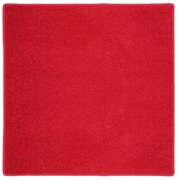 Spoltex, Kusový koberec Eton červený 15 čtverec, 60x60, červená, obývací pokoj