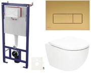 Závěsný wc set do lehkých stěn / předstěnová SAT Fusion SIKOSSTORFUGM