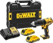 DeWALT - 18V AKU vrtací šroubovák s příklepem, 2x aku 2,0 Ah Li-Ion, nabíječka DCD778D2T