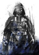 Komar Vliesová fototapeta Star Wars Watercolor Vader 200 x 280 cm