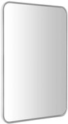 Sapho Float - Zaoblené zrcadlo s LED osvětlením 60x80 cm, bílá 22572