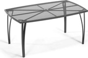 Vikio Zahradní kovový stůl 150x90cm V125 antracit
