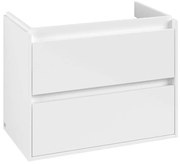Villeroy & Boch Skyla - Umyvadlová skříňka, 77x60x44 cm, 2 zásuvky, Brilliant White C79800VE