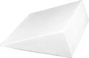 Bellatex Klínový podhlavník Bílá 80x50x20 cm