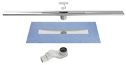 Jika Pure - Sprchový žlab 100 cm, s roštem, satin nerez H2714200020001