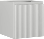 Mexen Rivel, koupelnová skříňka 45 cm, 1 dvířka, s drážkami, šedá matná, 91A21-04547-1-BF62