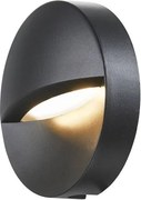 LA 1002868 DOWNUNDER OUT round WL, Outdoor, nástěnné vestavné LED svítidlo, antracitové, 3000K - BIG WHITE (SLV)