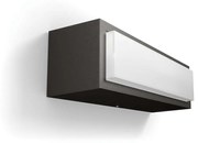 Philips myGarden - Nástěnné venkovní LED svítidlo 20x6 cm, 4000 K, 4,5 W, antracit 915005382702