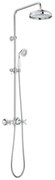 Roca Carmen - Sprchový set s baterií, průměr 22 cm, 1 proud, chrom A5A974BC00
