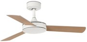 FARO 33603DC - Stropní ventilátor MINI MALLORCA S hnědá/bílá pr. 106 cm + DO