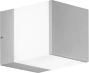 FAN I-BOOSTER-AP Nástěnné svítidlo Booster, hliníkové, E27, stříbrné, IP65, 13 x 13 x 16.5 cm - FANEUROPE