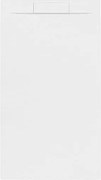 Sprchová vanička obdélníková SAT Fusion 160x90 cm litý mramor Blanco SATFU16090BL