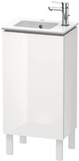 Duravit L-Cube - Umyvadlová skříňka 86x42x29 cm, pravá, 1 dvířka, lesklá bílá LC6273R2222