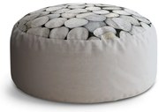 Sablio Taburet Circle Oblázky: 38x48 cm