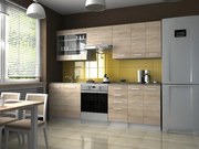 Kuchyňská linka PAMELA 240x180 - Sonoma