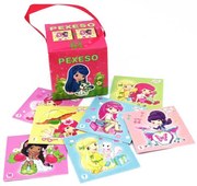 AKIM Hra Pexeso v krabičce se stuhou Jahůdka Strawberry Shortcake set 64 karet 707387