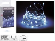 Světelný řetěz 100 cm, 20 LED - studené bílé světlo