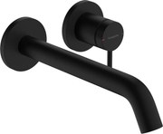 Hansgrohe Tecturis S, páková umyvadlová baterie EcoSmart+ pod omítku s výtokem 225 mm, černá matná, HAN-73351670
