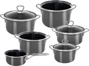 Smaltovaná sada nádobí 9 ks Metalic – Orion