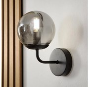 Brilagi - Nástěnná lampa MALIVA 1xE14/15W/230V černá/kouřová