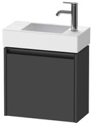 Duravit Ketho.2 - Umyvadlová skříňka 44x48x24 cm, 1 dvířka, panty vpravo, grafit mat K25072R49490000
