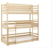 Legno Dětská patrová postel Teddy borovice Rozměr (cm): 80x180