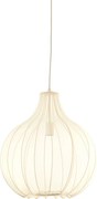 Béžové závěsné svítidlo s textilním stínidlem ø 50 cm Elati – Light &amp; Living