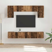 Sestava TV skříněk 4 ks Staré dřevo Kompozitní dřevo 3409085