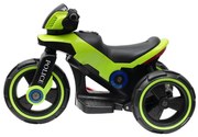 Dětská elektrická motorka Baby Mix POLICE zelená