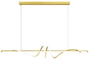 Toolight Závěsné LED osvětlení E7 LHJ024-CP 120 cm zlaté