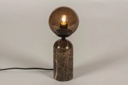 Stolní lampa Gardi Marmor Brown