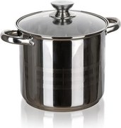 Hrnec nerezový se skleněnou poklicí Living 5,6 l