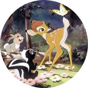 Komar Samolepicí vliesová fototapeta Dot Bambi Butterfly pr. 125 cm
