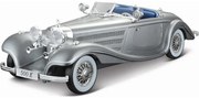 Maisto mercedes-benz 500 k typ specialroadster 1936 1:18 šedá metalíza
