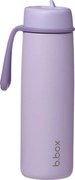Nerezová termolahev s brčkem 690 ml - lilac love