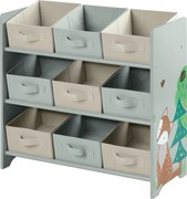 Livarno® Regál do dětského pokoje, 65 x 30 x 61,5 cm (liška)