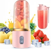 Verk Group Přenosný mixér s nádobou, elektrický mixér s USB napájením, 6 nožů, na smoothie