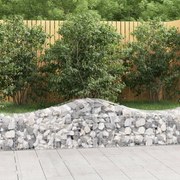 Klenutý gabionový koš 200 x 50 x 40/60 cm pozinkované železo 153392