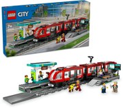 Lego stavebnice lego city 60423 tramvaj a zastávka v centru města