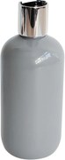Dávkovač na mýdlo 300 ml šedý s černo-stříbrným DISC TOP BELA