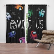 Sablio Závěs AMONG US Levitující ve vesmíru: 2ks 140x250cm