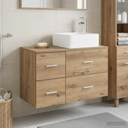Sada koupelnového nábytku 2 ks Dub artisan Kompozitní dřevo 3403967