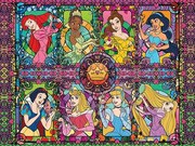 Diamantové malování - motivy z Disneyho pohádek (princezny) - hranaté diamanty Barva: D, Velikost: 30x40 cm