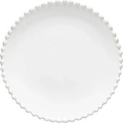 Bílý kameninový dezertní talíř Costa Nova Pearl, ⌀ 22 cm
