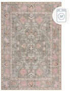 Světle zelený pratelný koberec 115x170 cm Una Floral – Flair Rugs